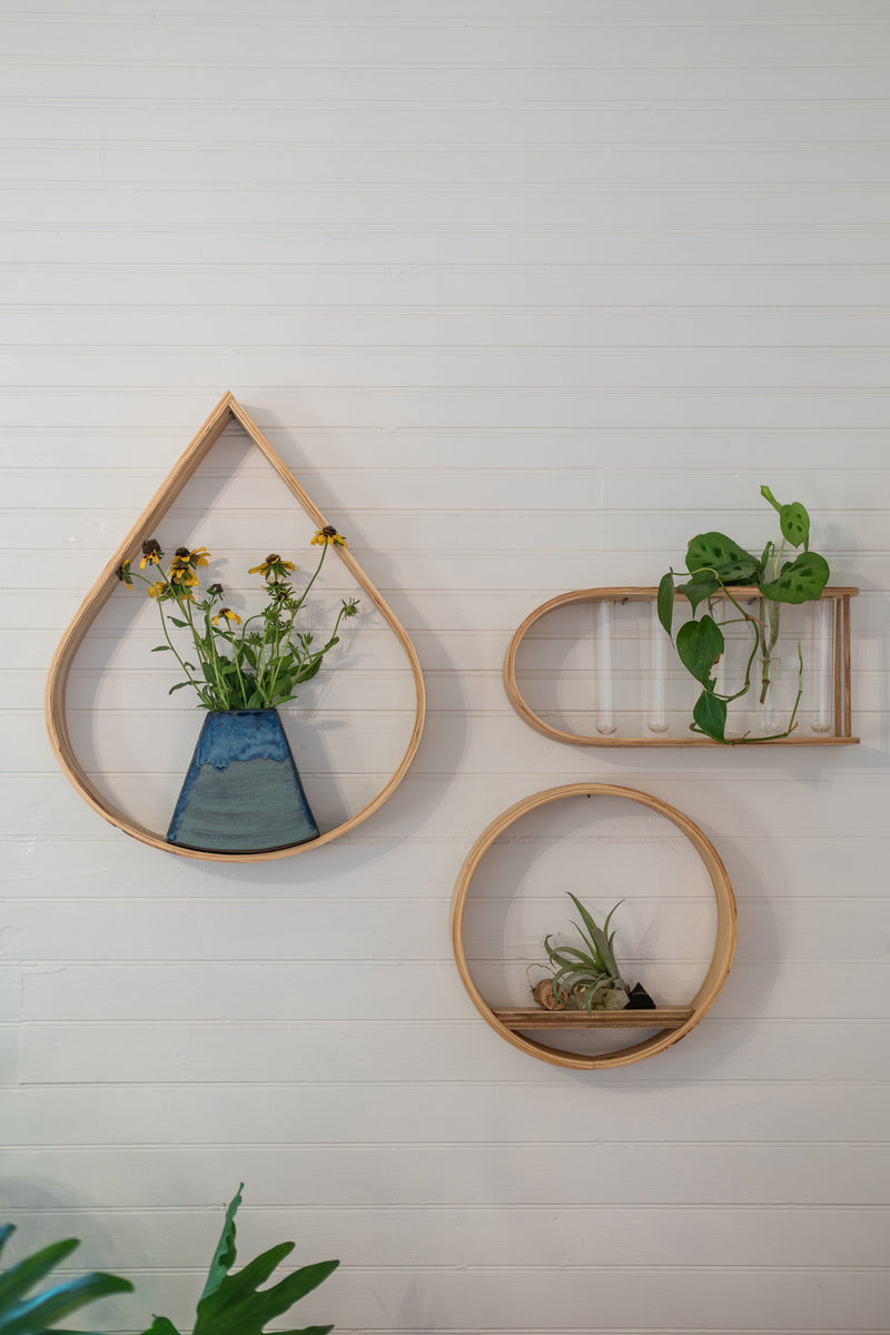Small Bubble Cubby Plant Shelf, Wall Hanging Plant Shelf - Horsemen Co.