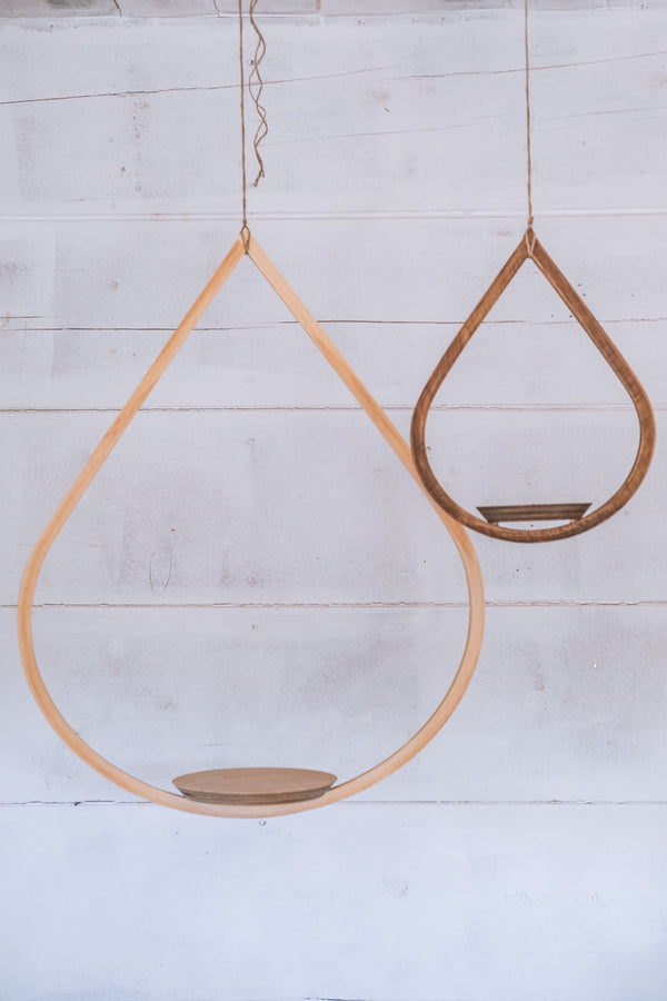 Large Tear Drop Hanging Planter, Tear Drop Plant Hanger, Planter With ...